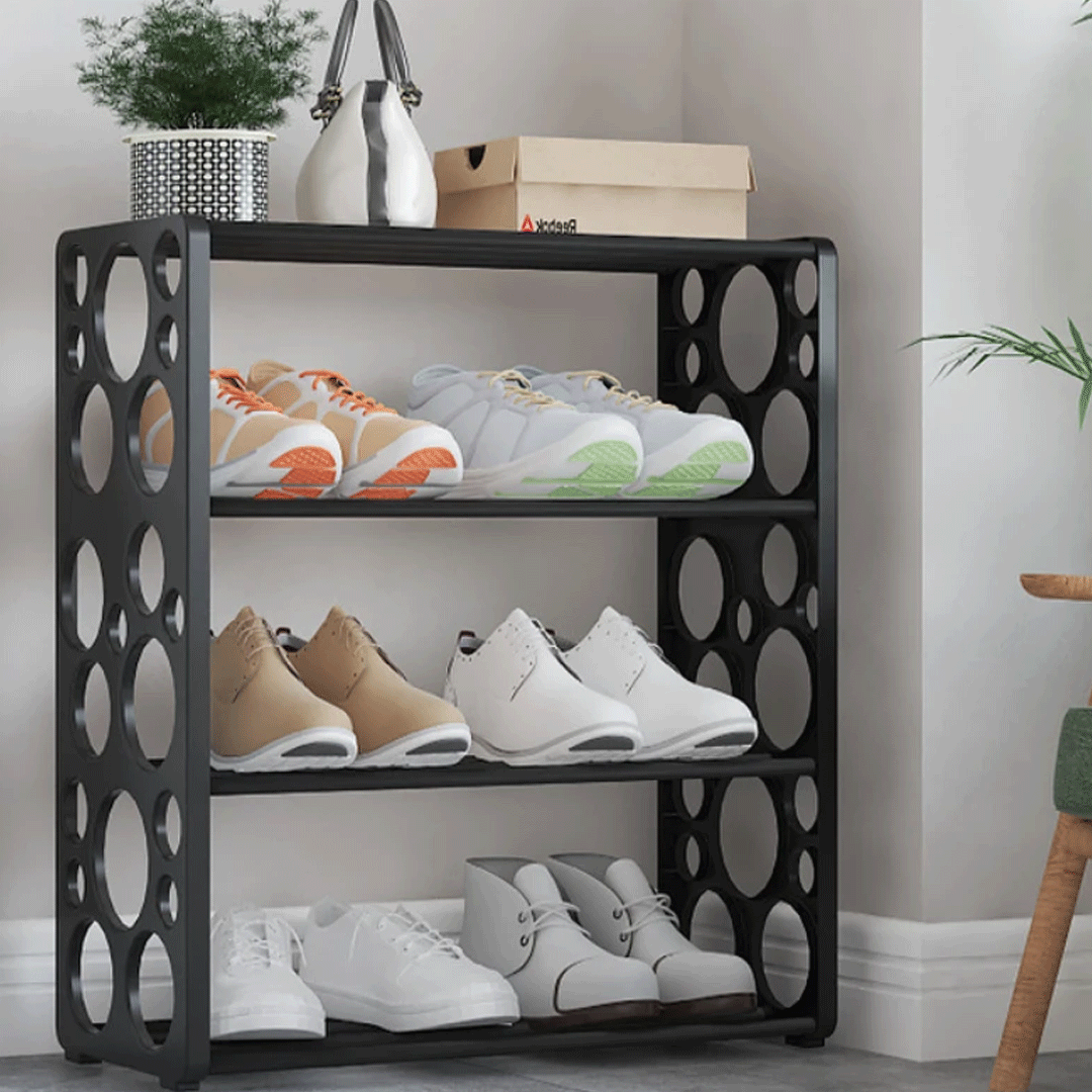 4 Layer Bubble Simple Shoe Rack - zjhuf