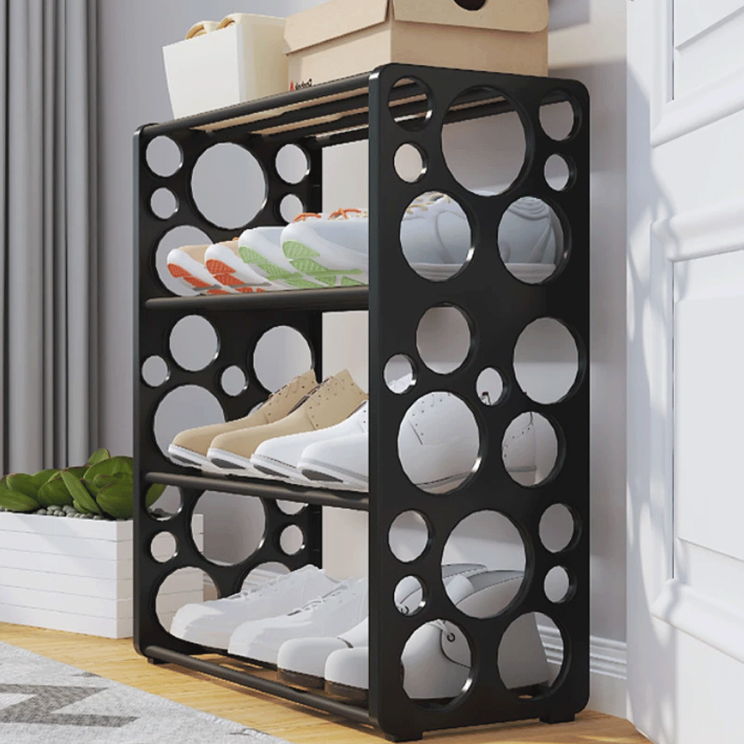 4 Layer Bubble Simple Shoe Rack - zjhuf