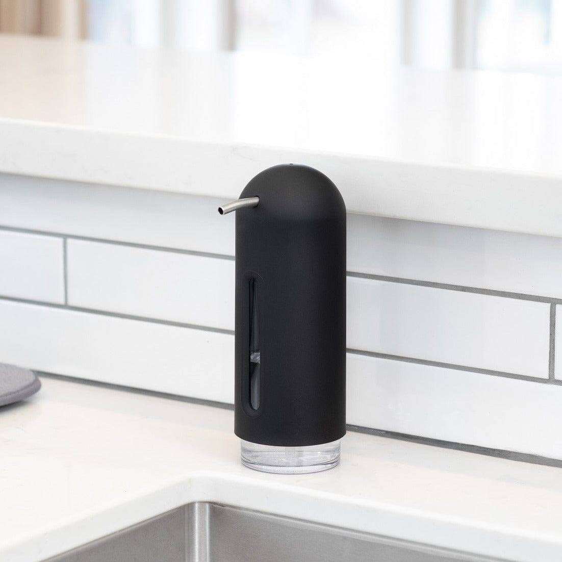 Penguin Soap Dispenser - Black - insummery